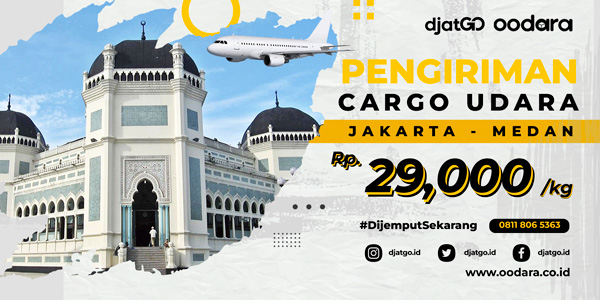 Ekspedisi Jakarta Medan via Udara Free Pick Up